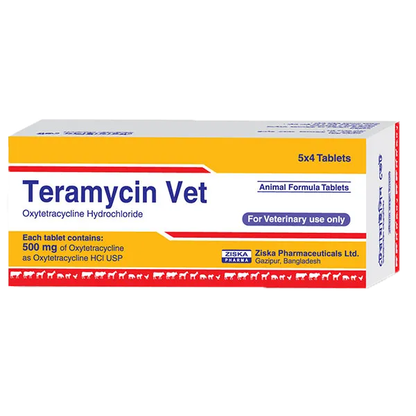 TERAMYCIN VET 500 MG | Ziska Pharmaceuticals Ltd. | Order Online ...