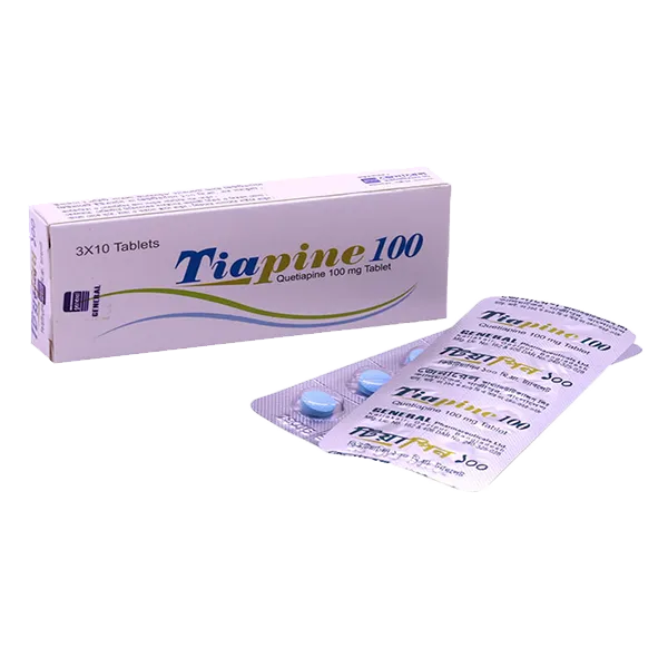 TIAPINE 100 MG | GENERAL PHARMACEUTICALS LTD | Order Online - OsudPotro