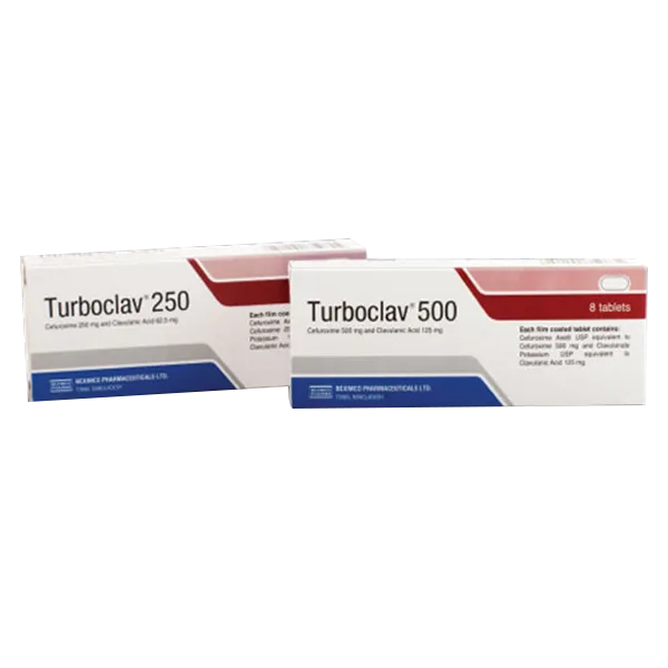 Turboclav 250 Tablet (250mg+62.5mg): Uses, Dosage, Side Effects ...