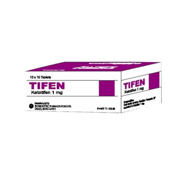 Tifen 1 mg | Somatec Pharmaceuticals Ltd | Order Online - OsudPotro