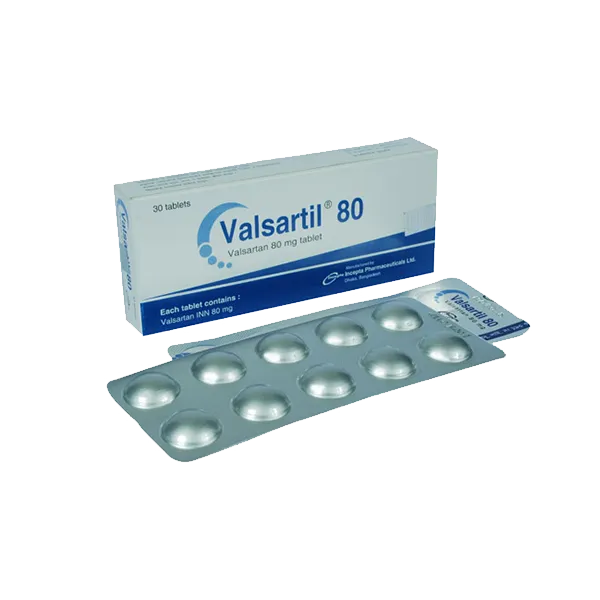 VALSARTIL 80 | INCEPTA PHARMACEUTICALS LTD. | Order Online - OsudPotro