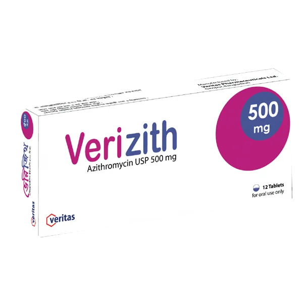 Verizith 500 mg | Veritas Pharmaceuticals Ltd | Order Online - OsudPotro