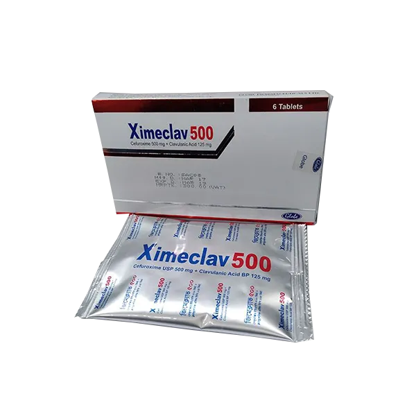 Ximeclav 500 Tablet (500mg+125mg): Uses, Dosage, Side Effects, Generic ...