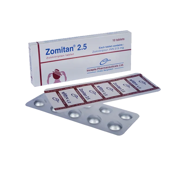 ZOMITAN 2.5 | INCEPTA PHARMACEUTICALS LTD. | Order Online - OsudPotro